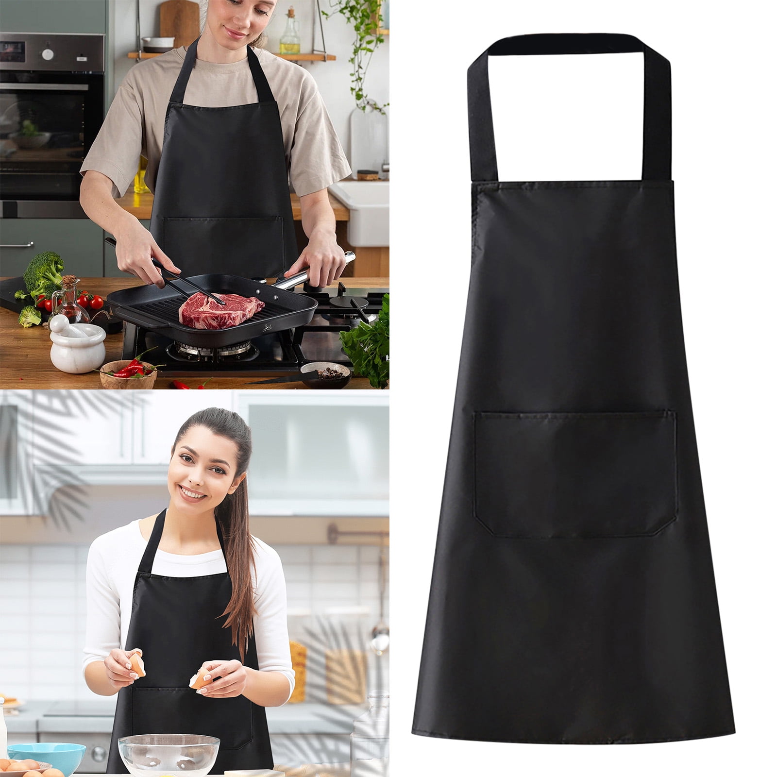 2-Pack Waterproof Apron for Men for Cooking Chef,Heavy Duty with ...