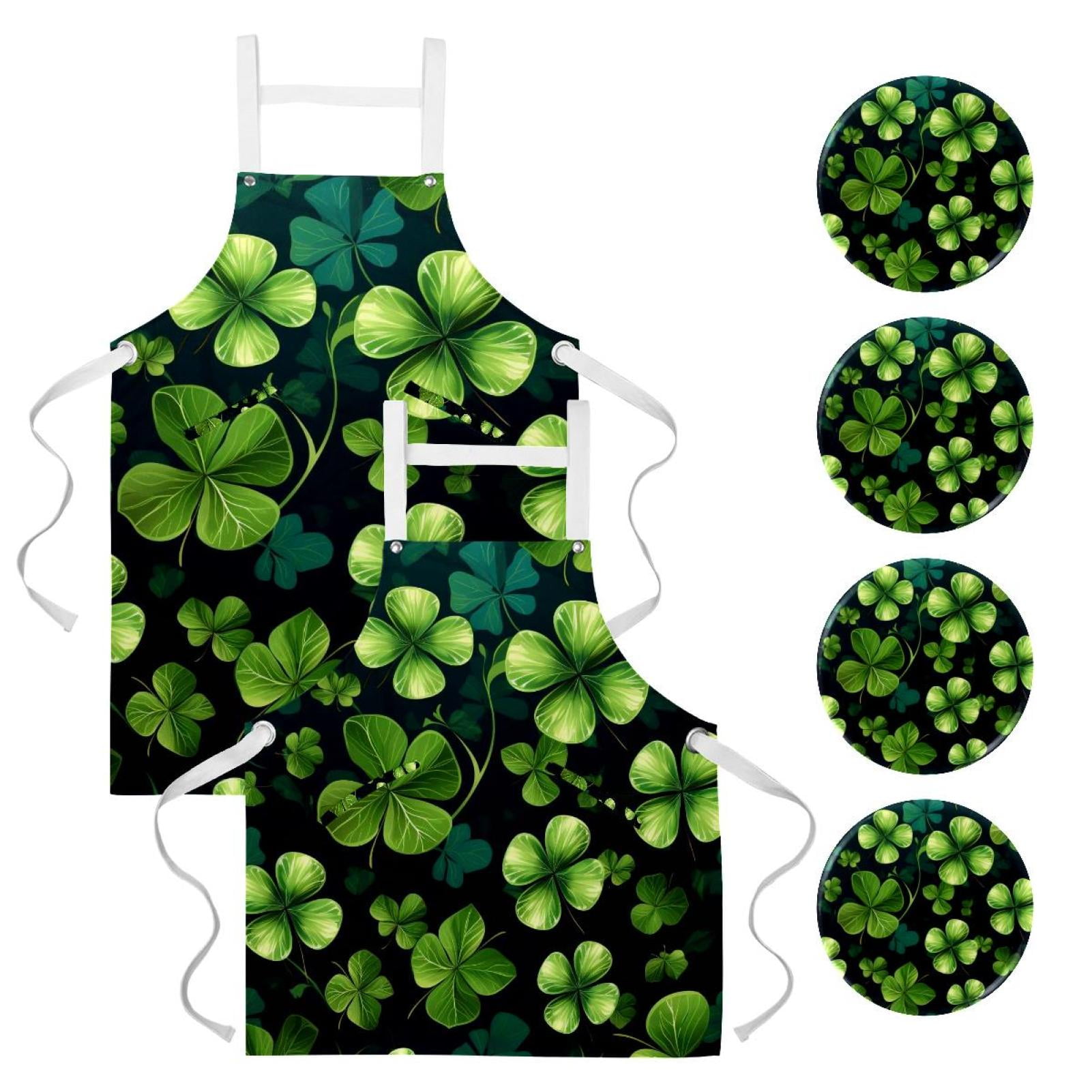 2 Pack Waterproof Apron with Pockets and Badge - Men's Apron and Photo ...