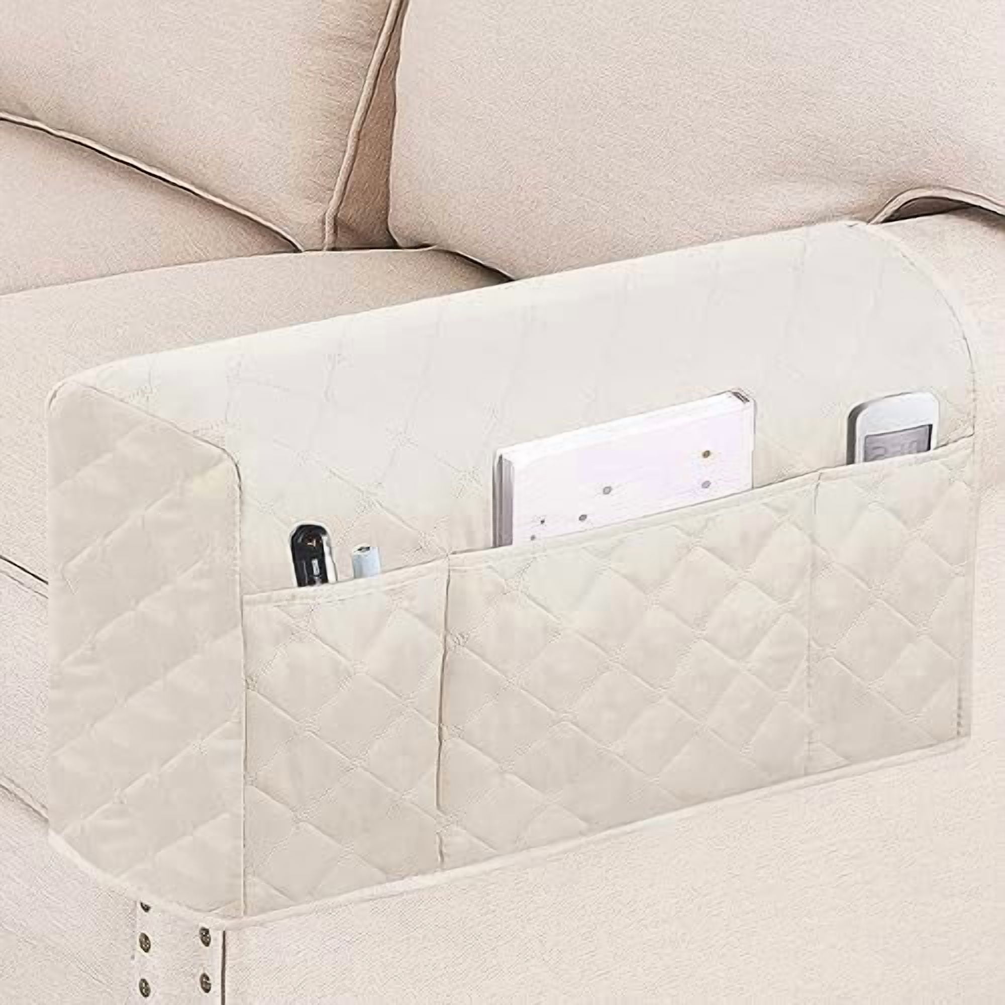 2 Pack Waterproof Armrest Covers for Chairs and Sofas - Couch Arm ...