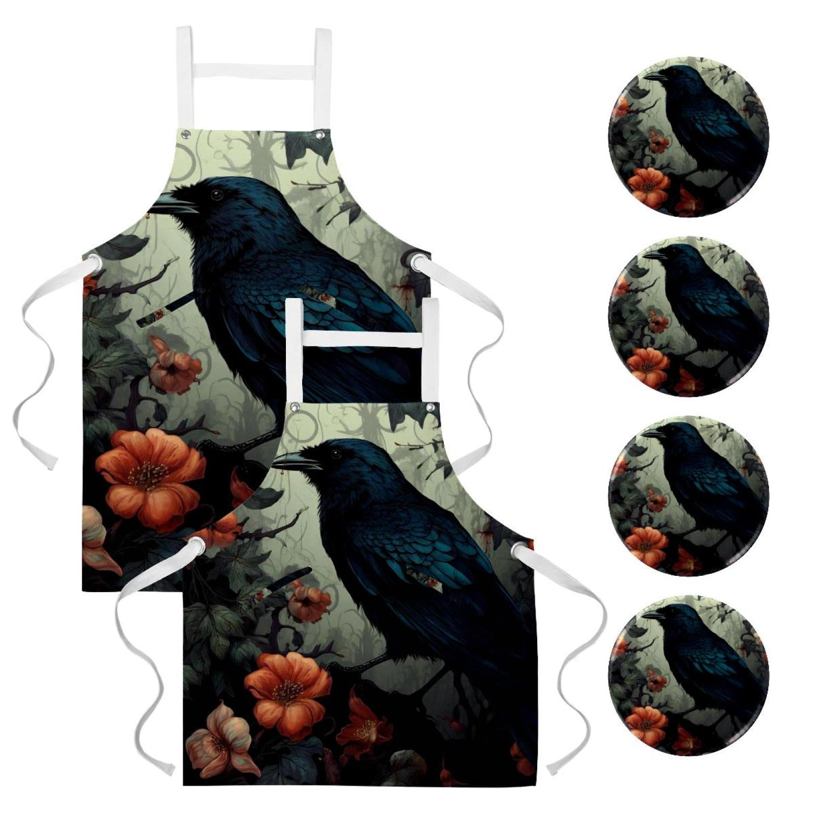 2 Pack Waterproof Button Art Apron with Pockets and Badge - Walmart.com