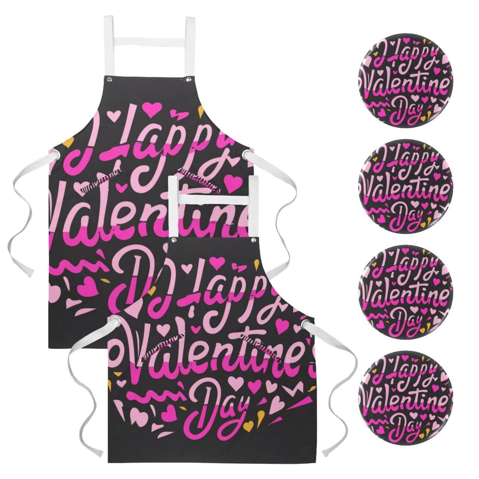 2 Pack Waterproof Button Pin with Pockets and Badge Set Server Waitress ...