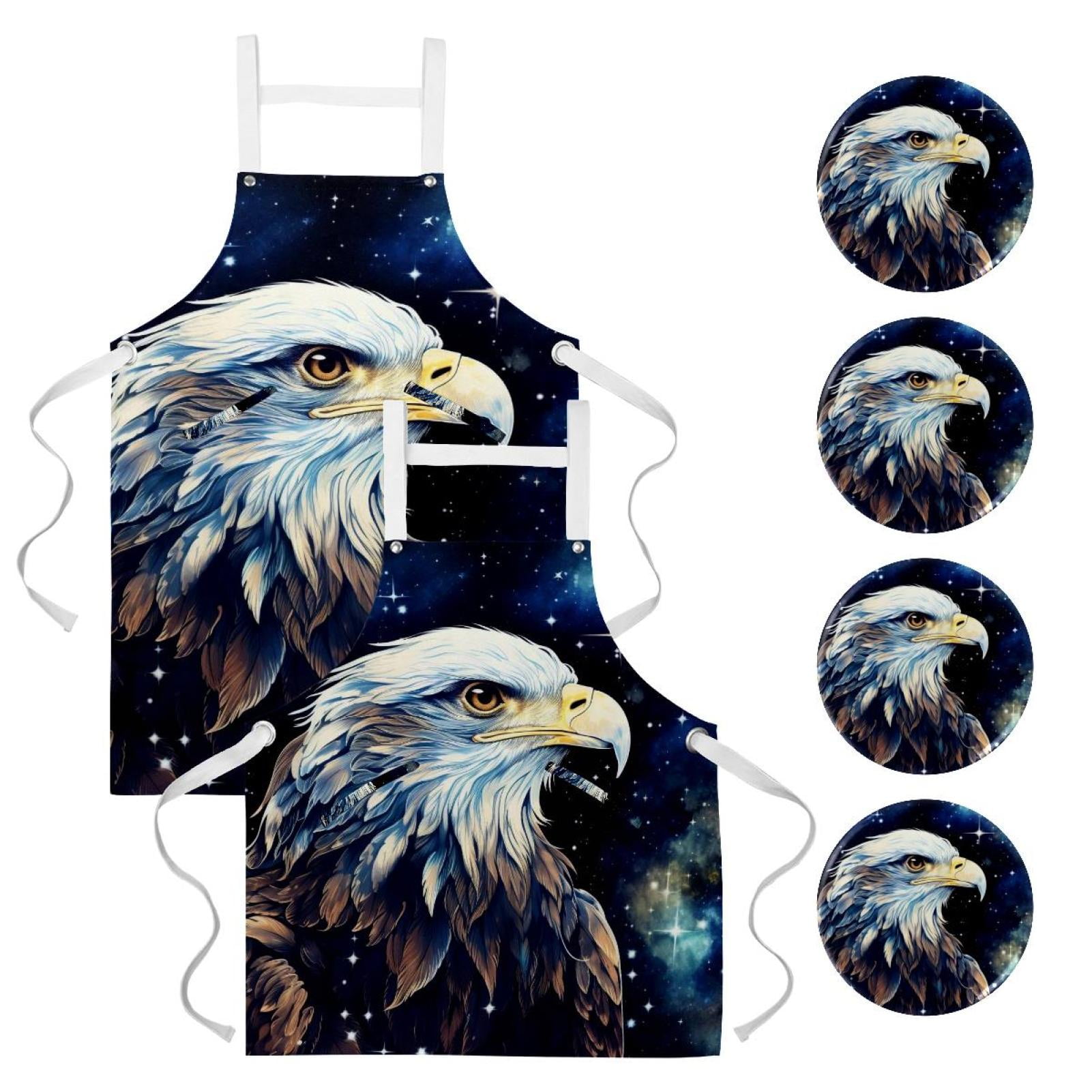 2 Pack Waterproof Button Set with Pockets and Badge for Women's and Men ...