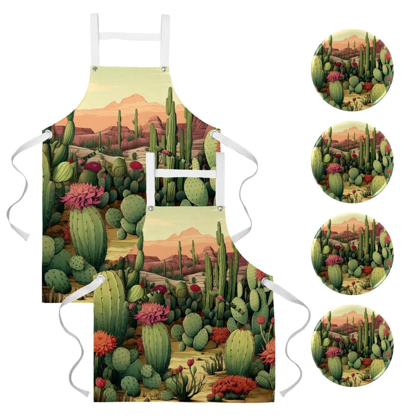 2 Pack Waterproof Chef Apron with Pockets and Badge Pins - Walmart.com