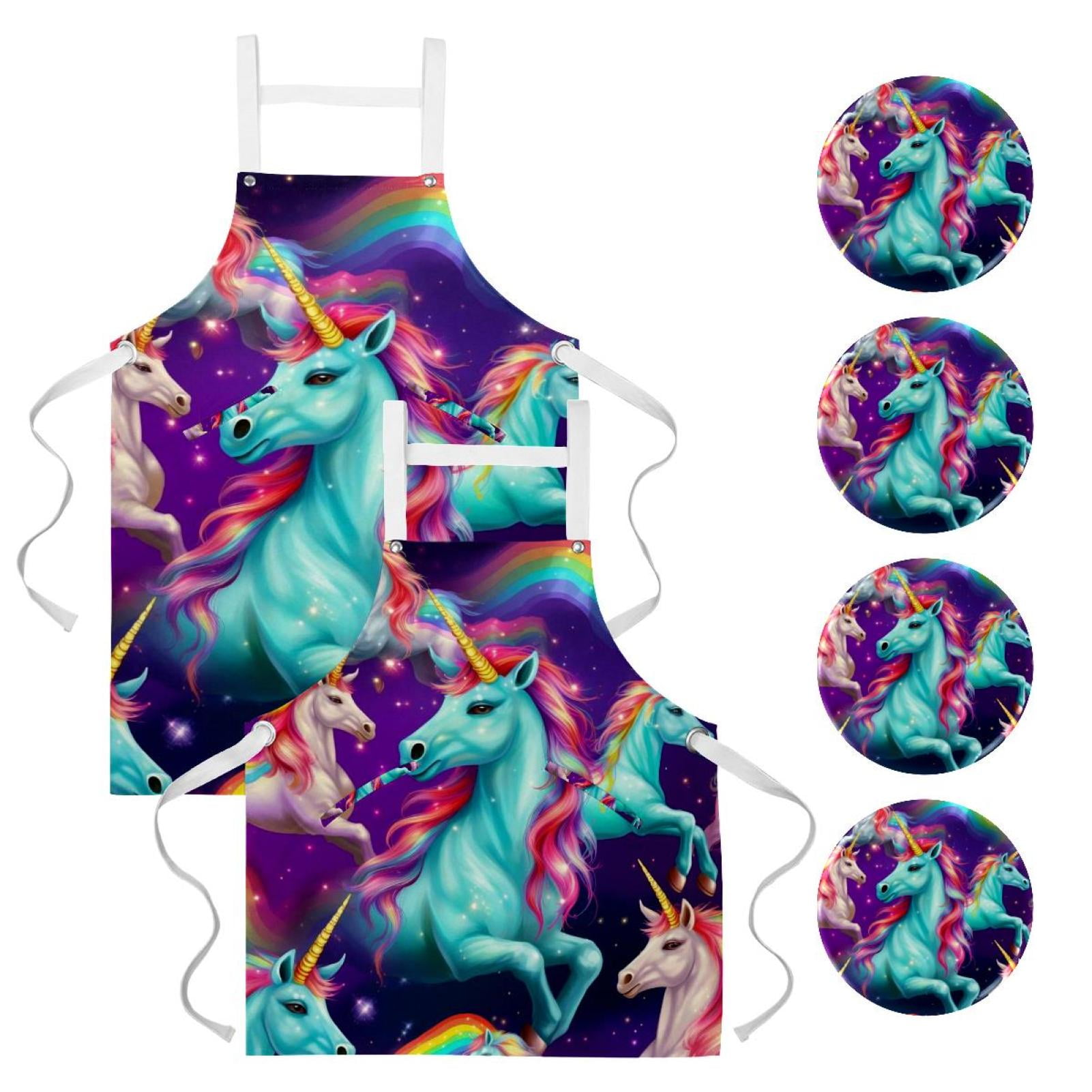 2 Pack Waterproof Chef Apron with Pockets and Badge Set - Cooking Apron ...