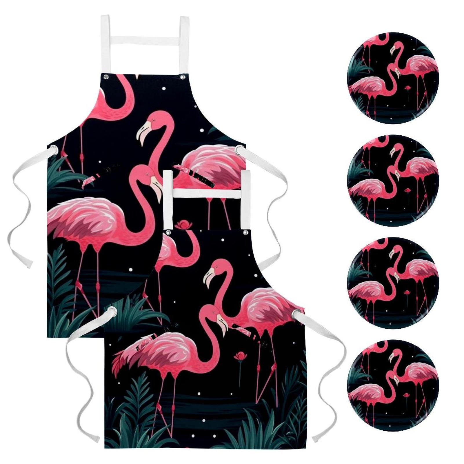 2 Pack Waterproof Chef Apron with Pockets and Badge Set - Cooking Apron ...