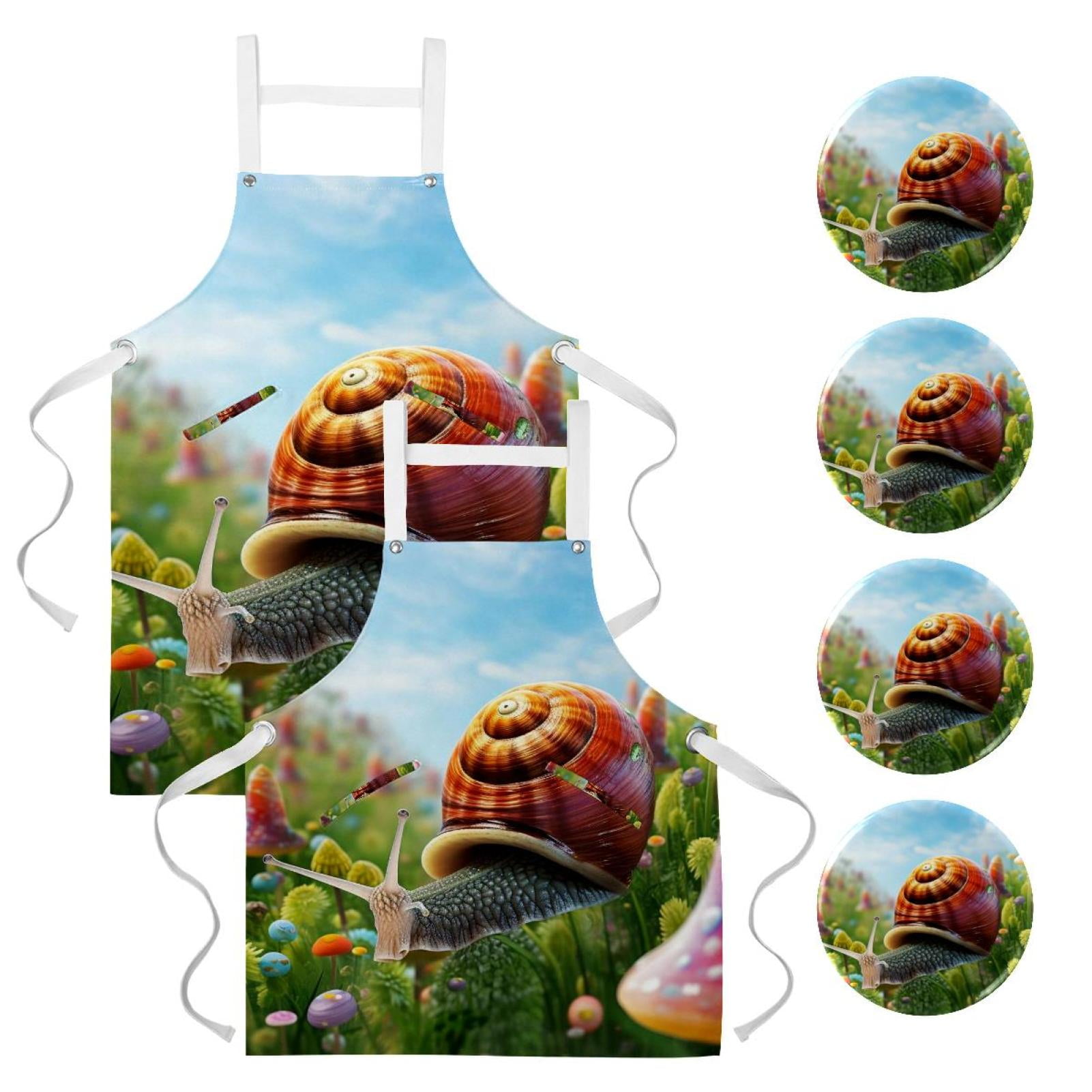 2 Pack Waterproof Circle Pins with Pockets and Badge Holder - Aprons ...