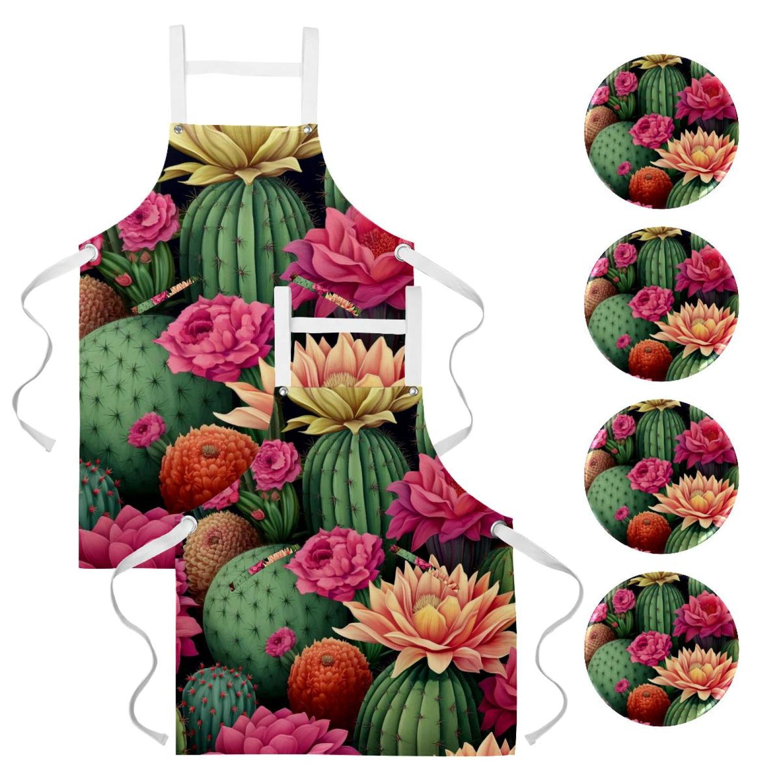 2 Pack Waterproof Cooking Apron with Pockets and Badge - Photo Buttons ...