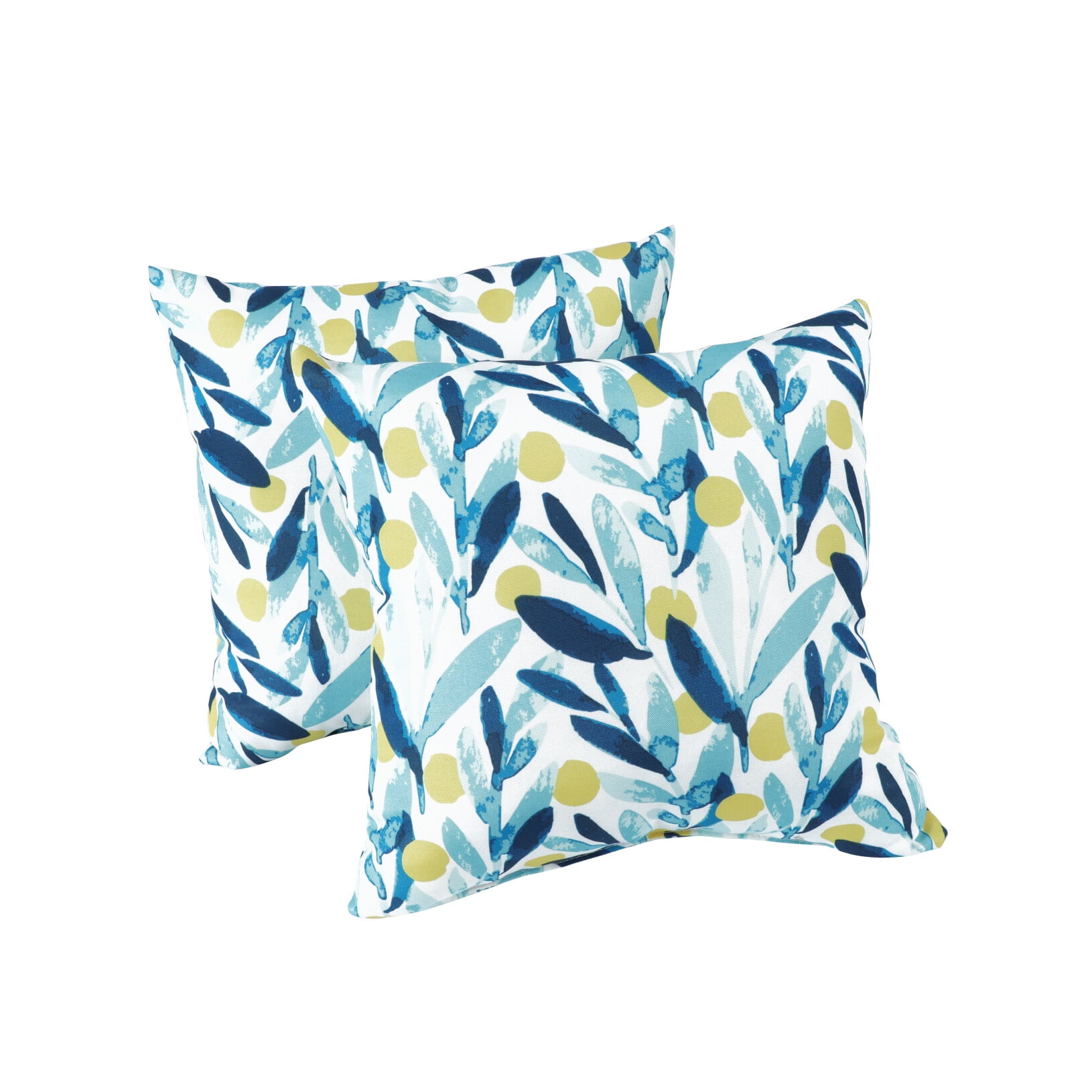 2 Pack Waterproof Outdoor Throw Pillows, Fade-Resistant Patio Cushions ...