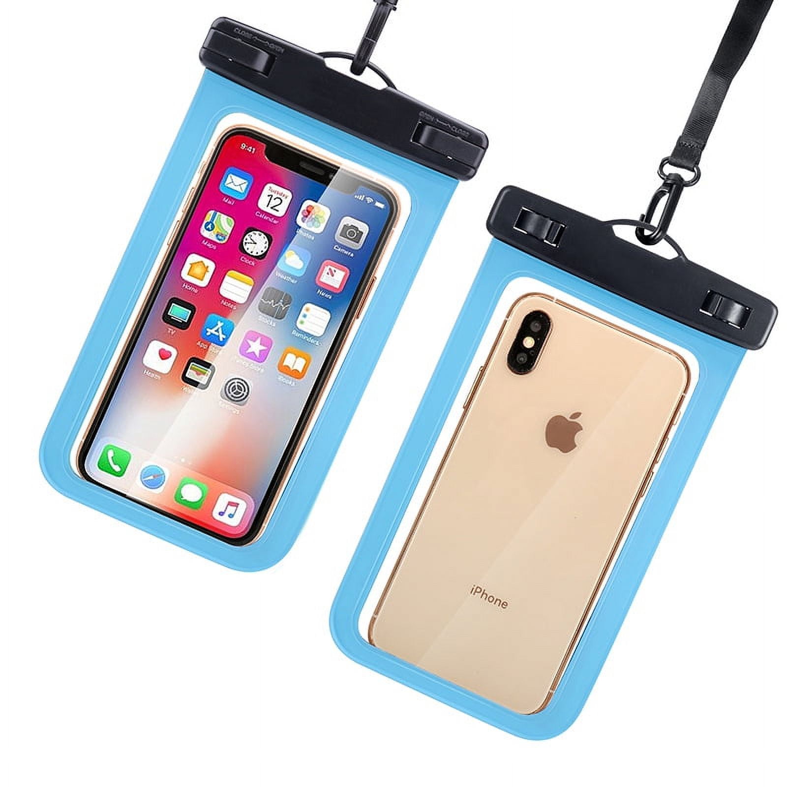 2 Pack Waterproof Phone Pouch Universal Waterproof Case Dry Bag for ...