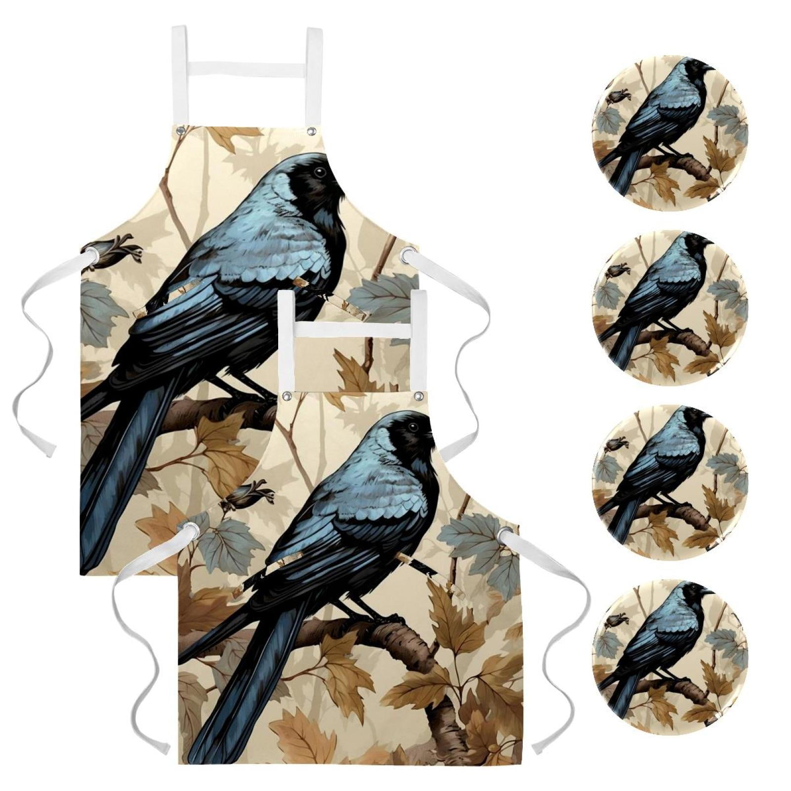 2 Pack Waterproof Pin Set with Pockets and Badge - Server Apron, Button ...