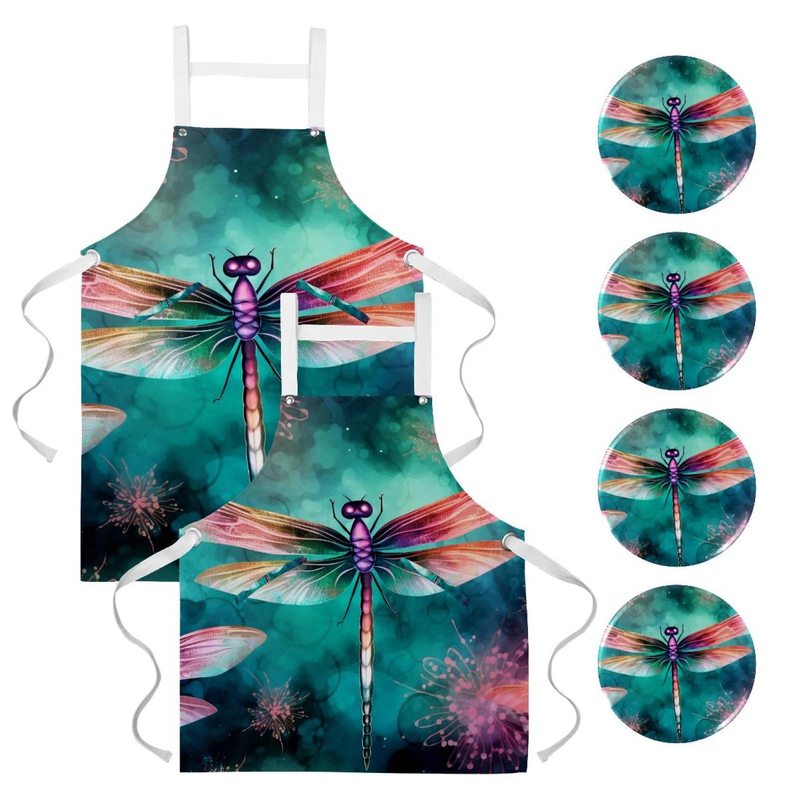2 Pack Waterproof Pin Set with Pockets and Badge - Server Apron, Button ...