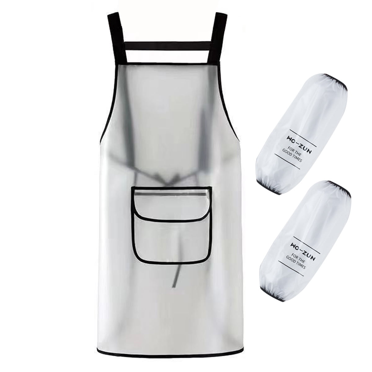 2 Pack Waterproof TPU Resistant Work Apron Clothes Durable Extra Long ...