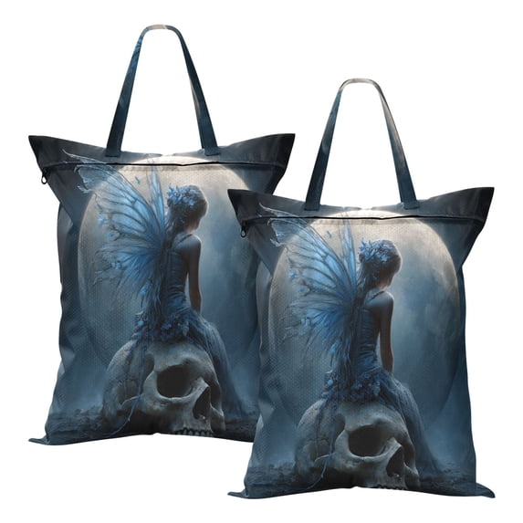 2-Pack Waterproof Travel Laundry Bag Lightweight Polyester Duffle with ...