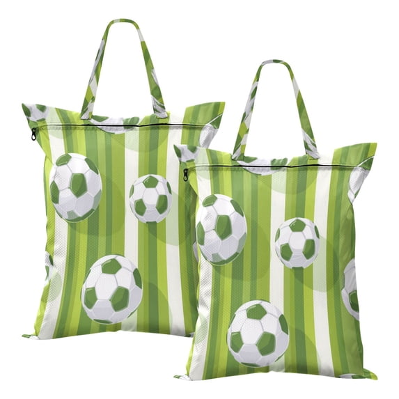 2-Pack Waterproof Travel Laundry Bag Lightweight Polyester Duffle with ...