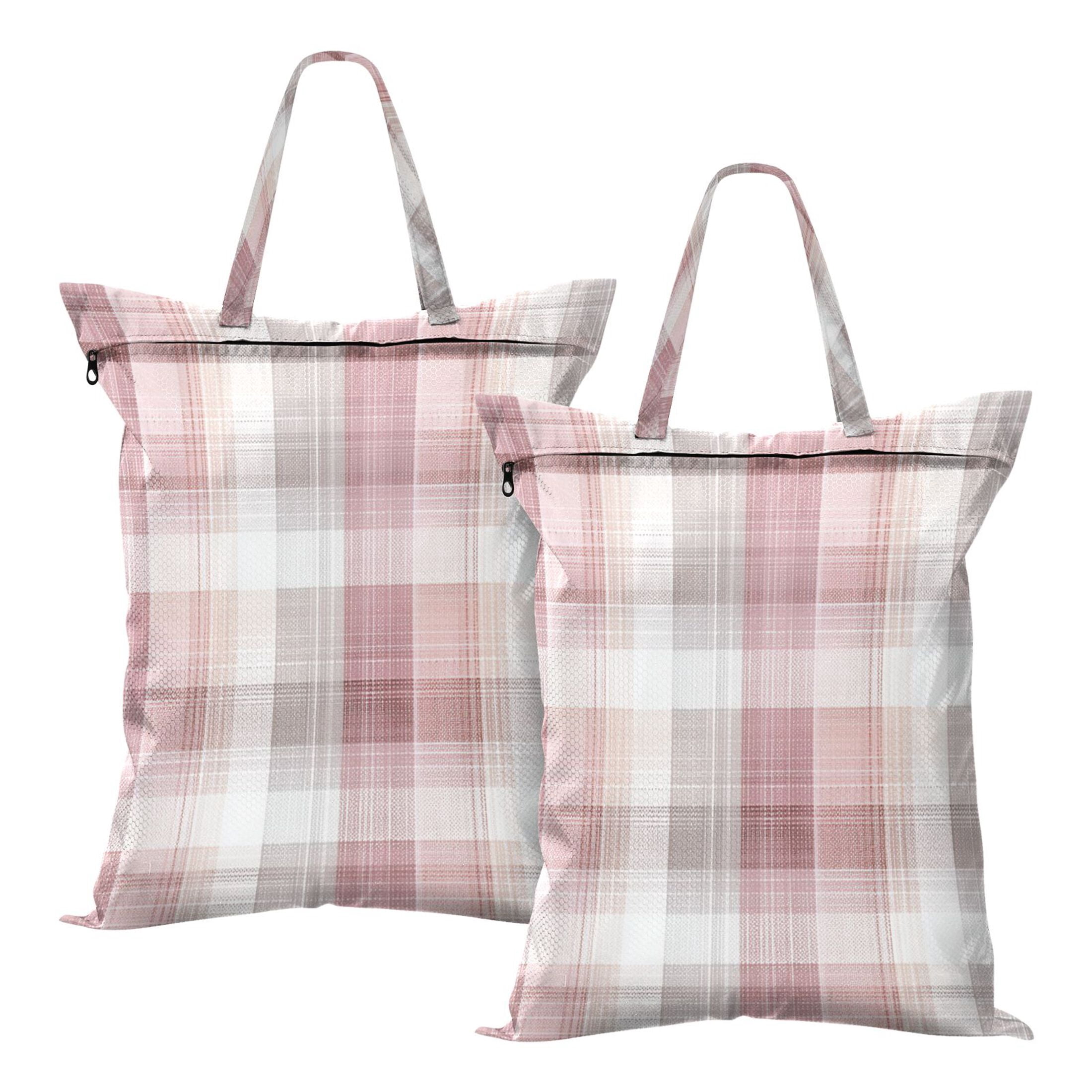 2-Pack Waterproof Travel Laundry Bag Lightweight Polyester Duffle with ...