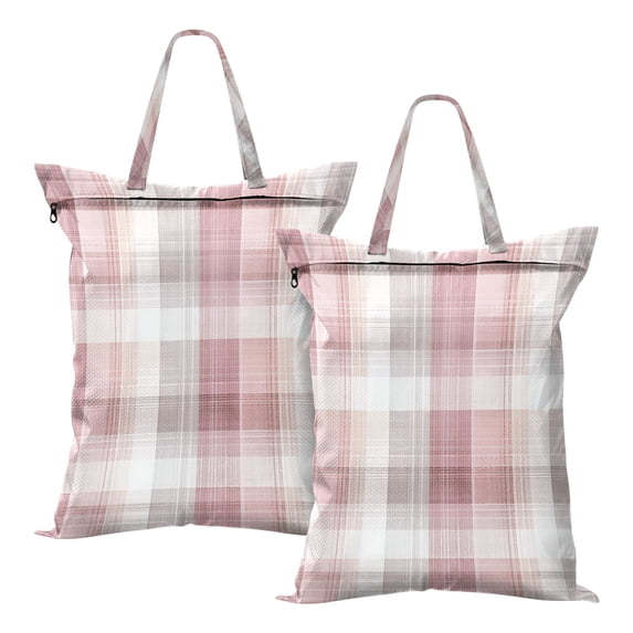 2-Pack Waterproof Travel Laundry Bag Lightweight Polyester Duffle with ...