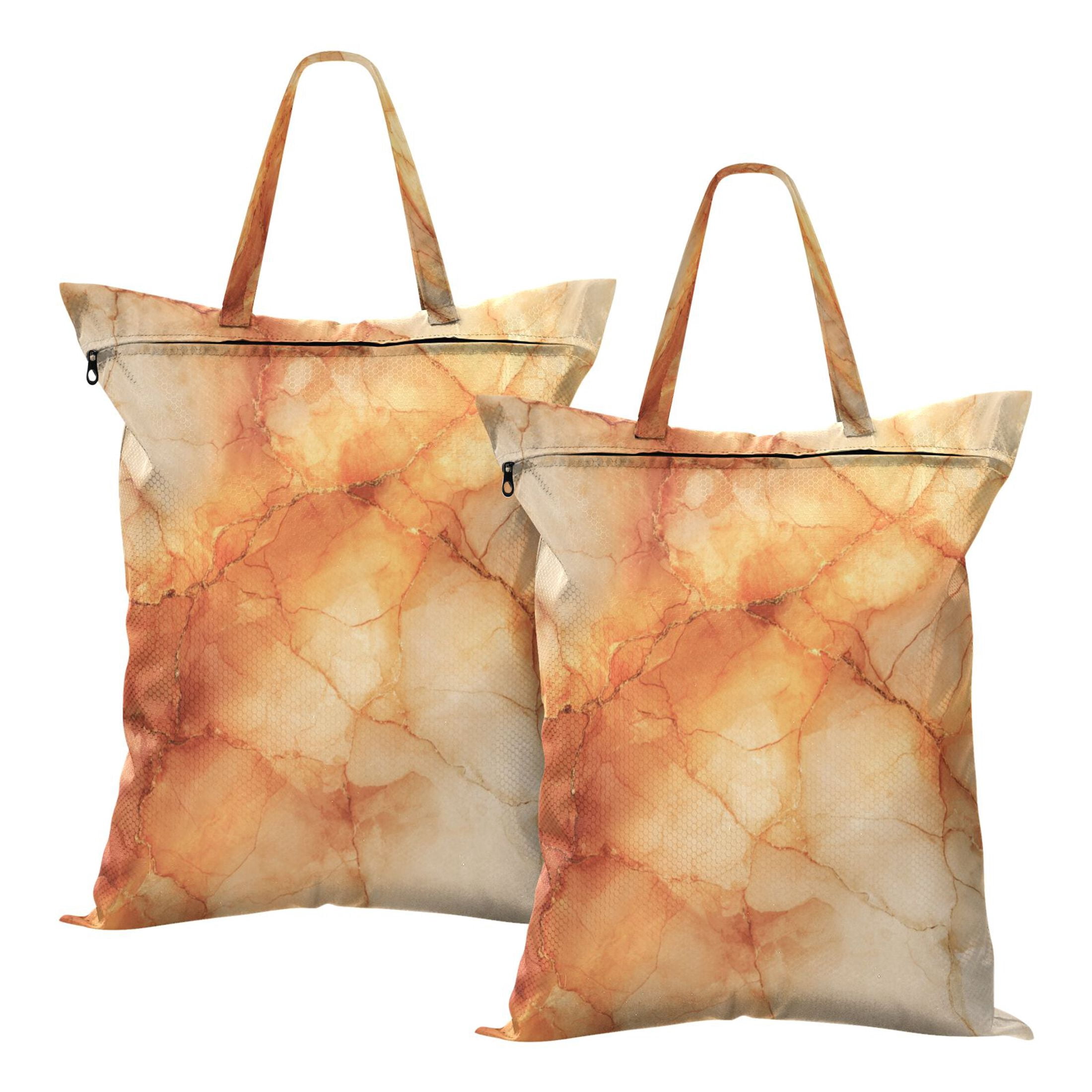 2-Pack Waterproof Travel Laundry Bag Lightweight Polyester Duffle with ...