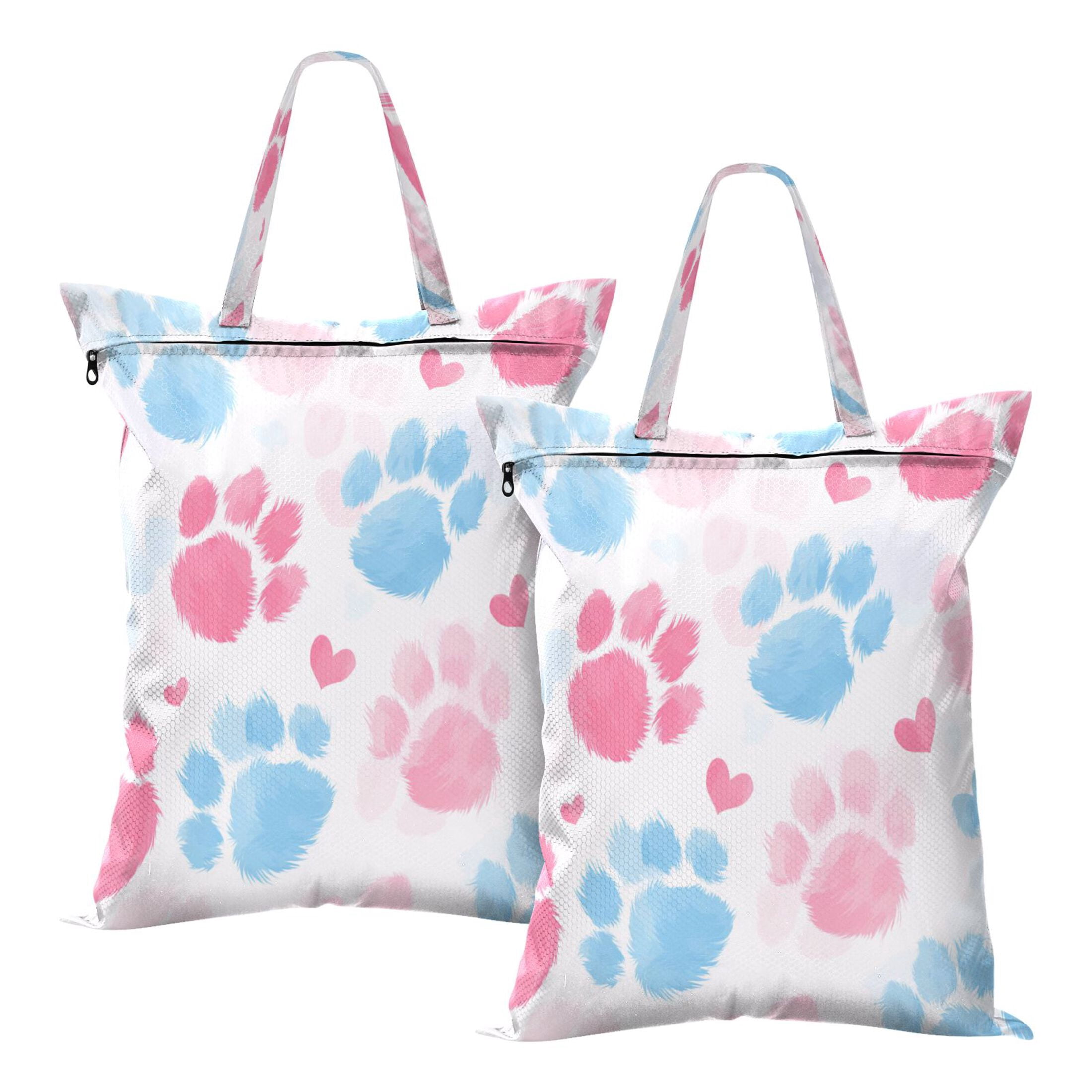 2-Pack Waterproof Travel Laundry Bag Lightweight Polyester Duffle with ...