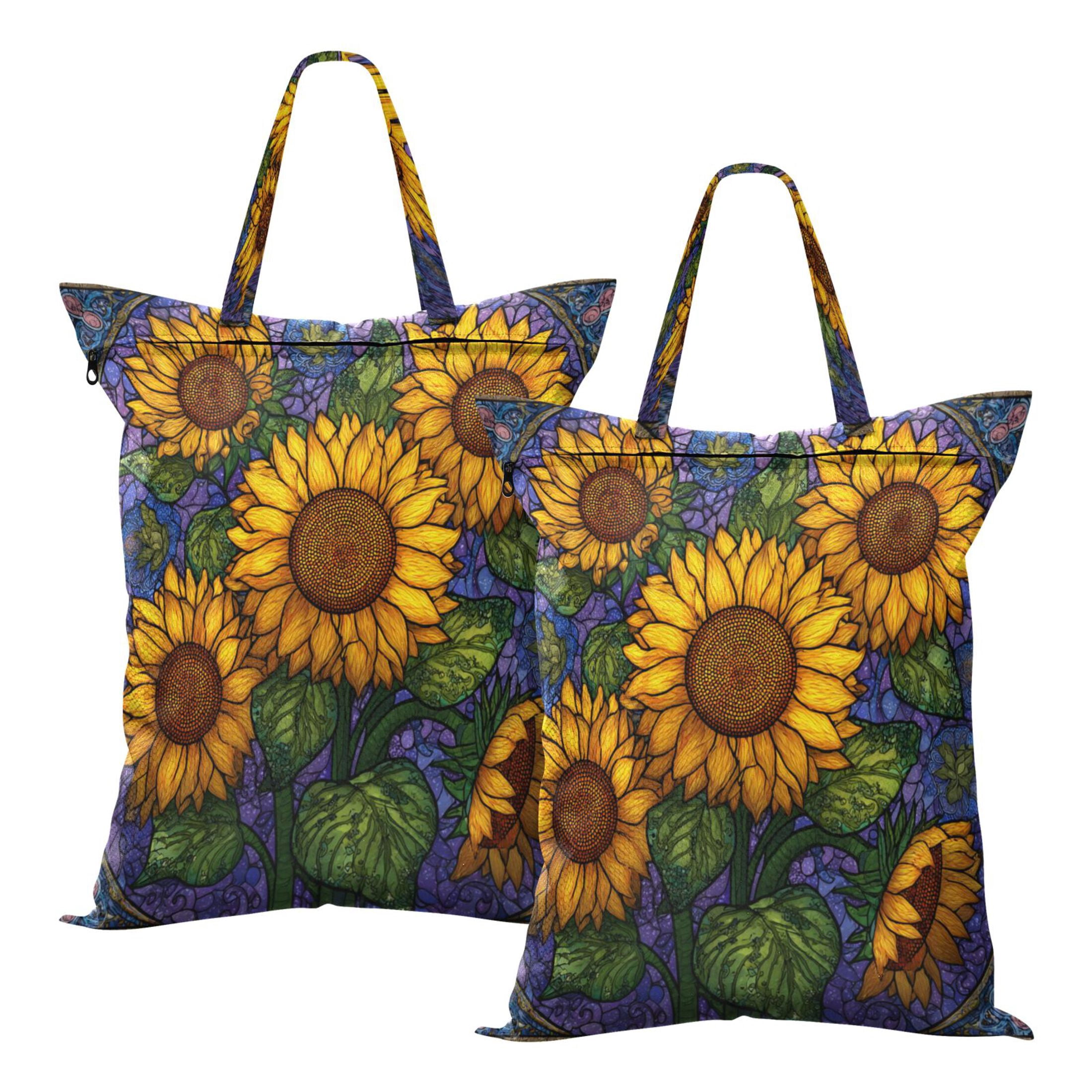 2-Pack Waterproof Travel Laundry Bag Lightweight Polyester Duffle with ...