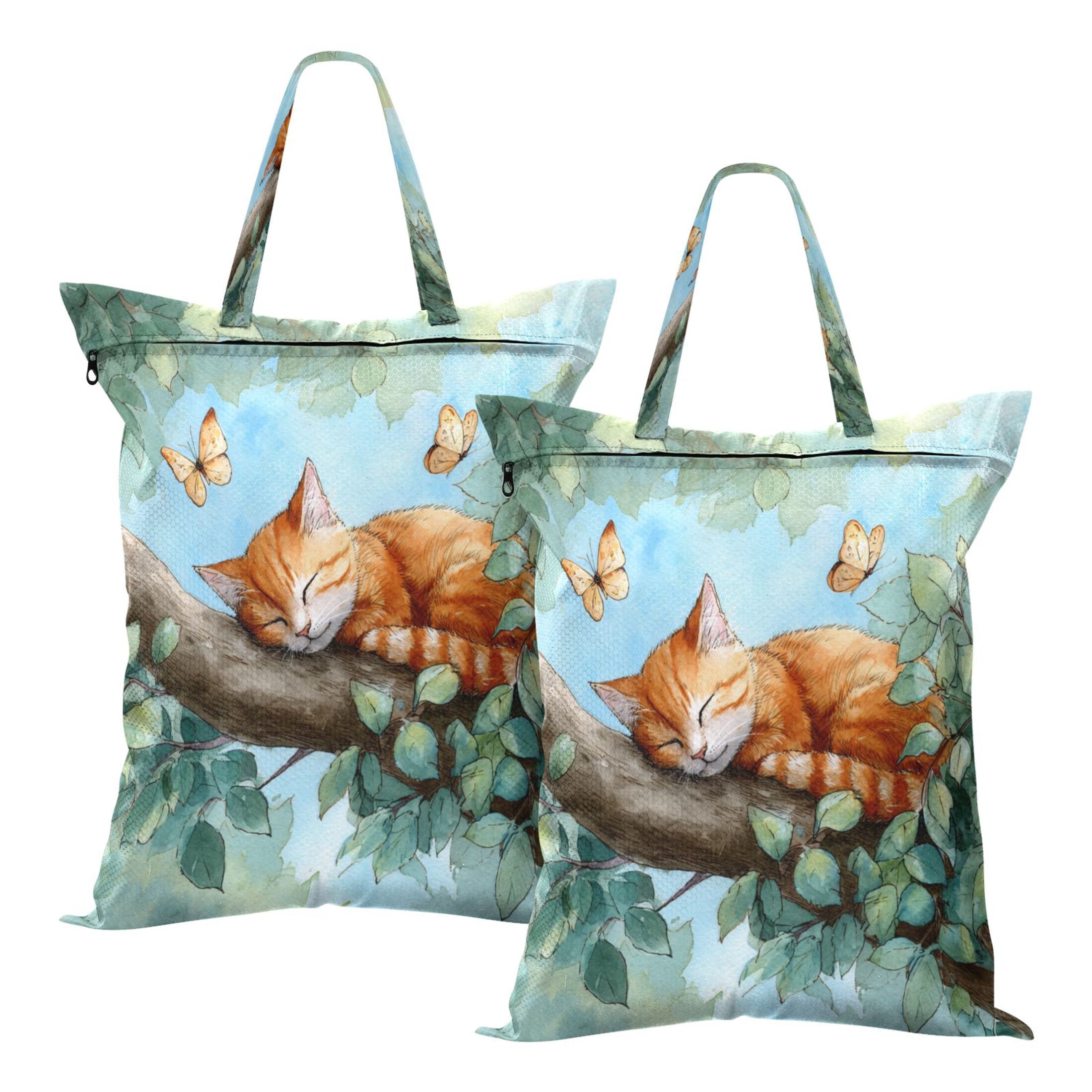 2-Pack Waterproof Travel Laundry Bag Lightweight Polyester Duffle with ...