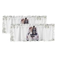 2 Pack Wedding Valance for Window Couple in Car Just Married Romantic ...
