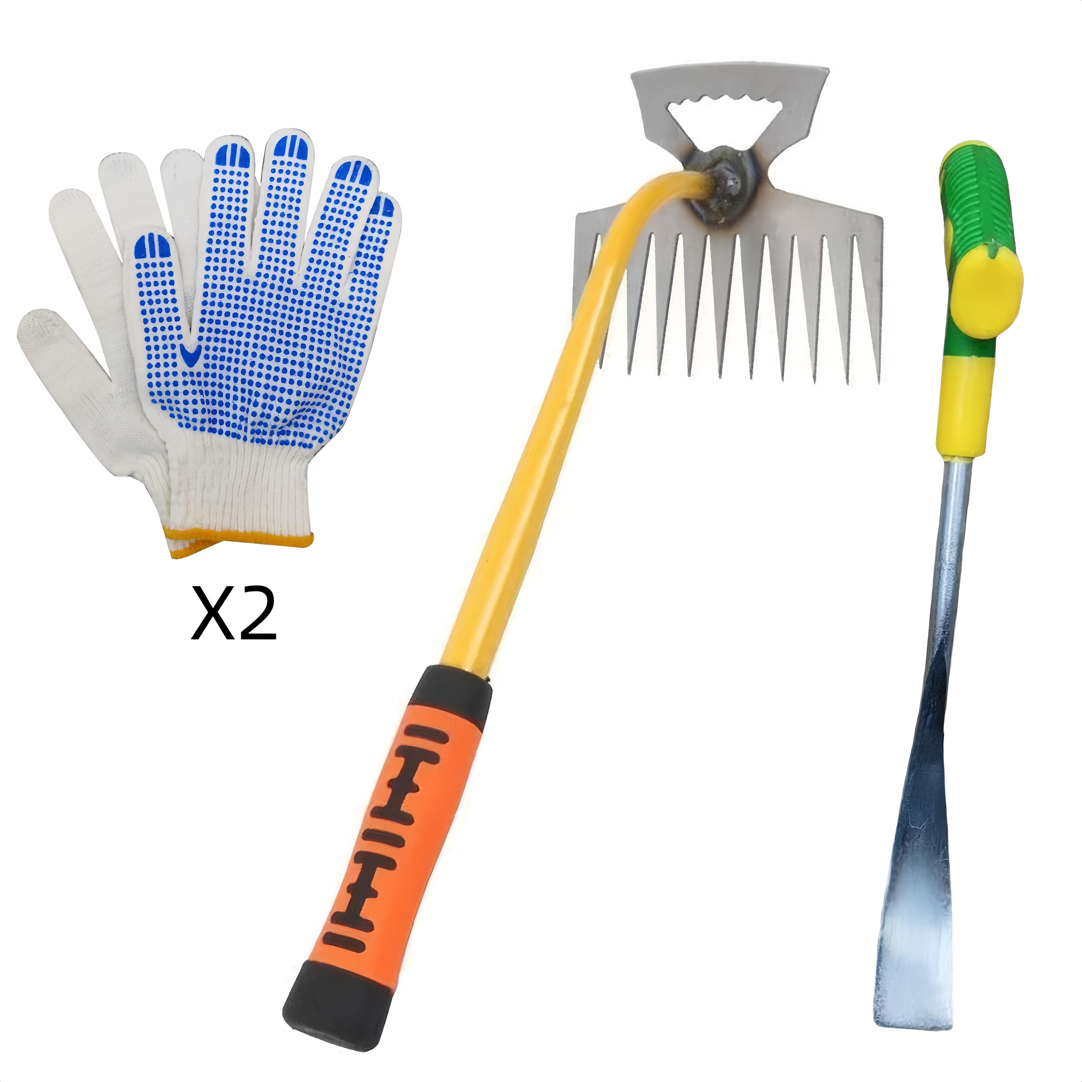 2 Pack Weed Puller Tool,Manual Hand Weeder Paver,Stainless Steel ...
