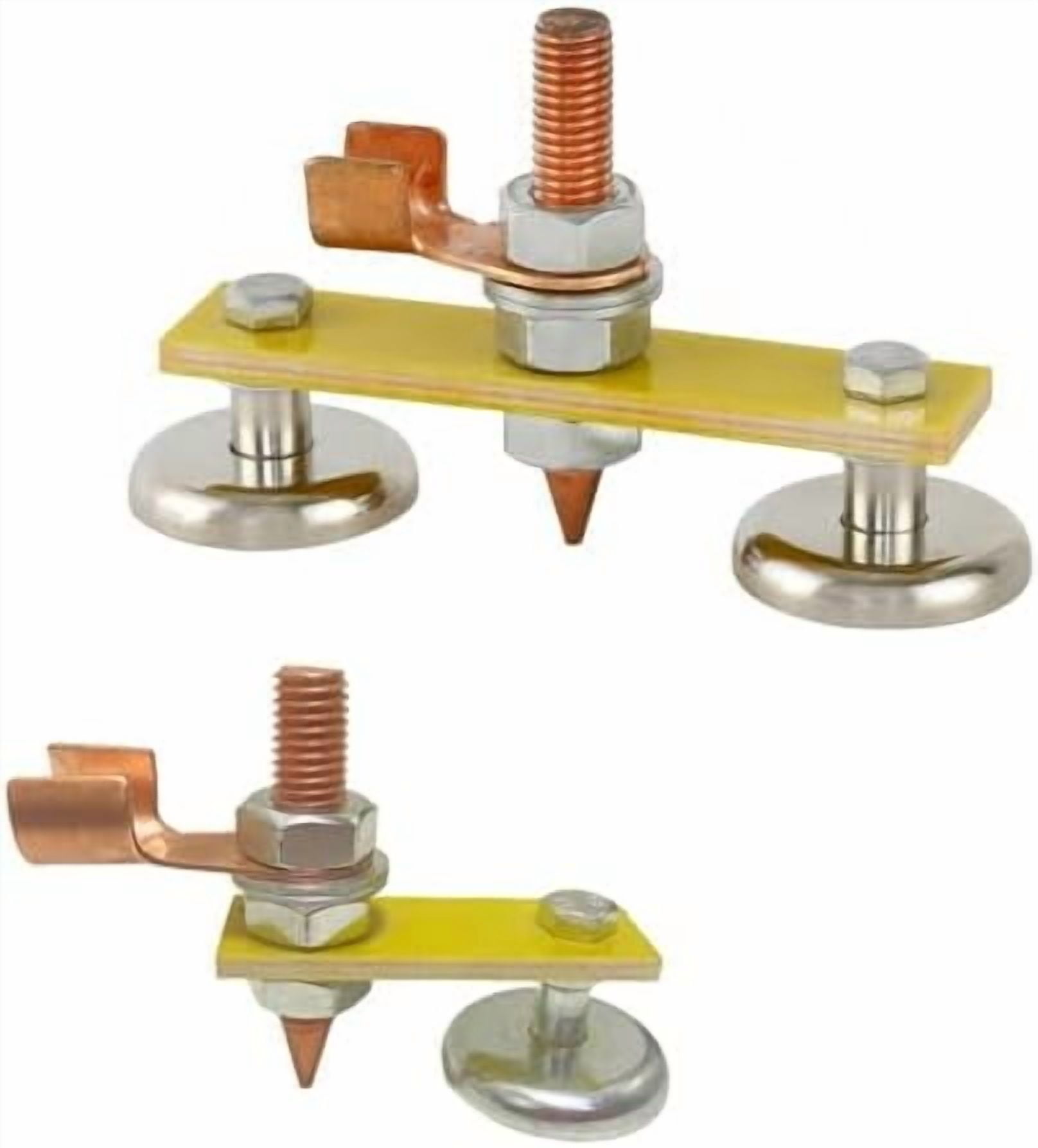 2 Pack Welder Magnetic Ground Clamp, Magnetic Welding Support Ground ...
