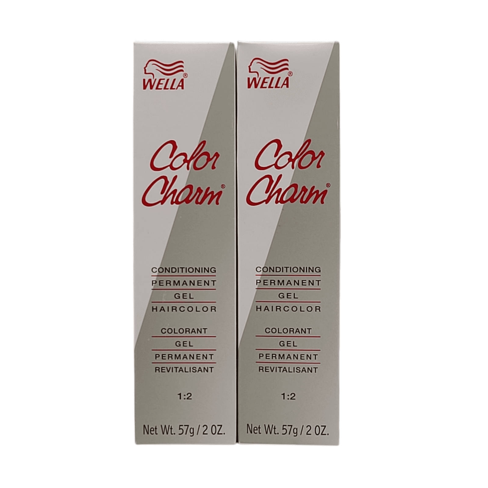 2 Pack Wella Color Charm Permanent Gel Hair Color 7W Caramel - 2 oz ...