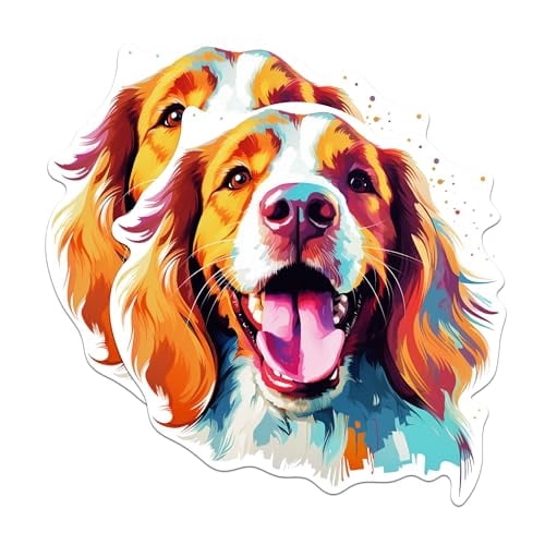 (2 Pack) Welsh Springer Spaniel Dog Breed Magnets- 5 Inches On Longest ...
