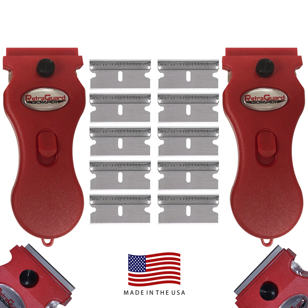 Werxrite RetraGuard Scraper 2-Pack for Glass Ceramic Cooktops and Hard ...