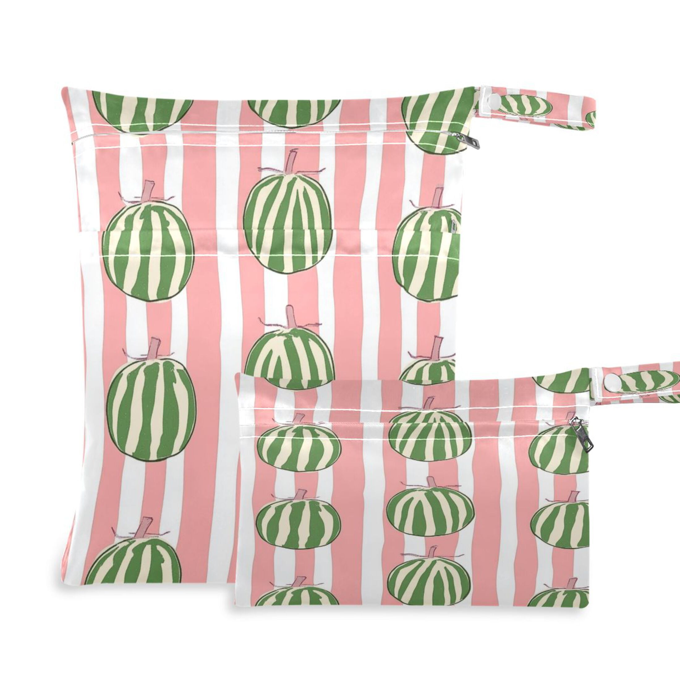 2 Pack Wet Dry Bags Waterproof Reusable Wet Bag with Handle for Travel ...