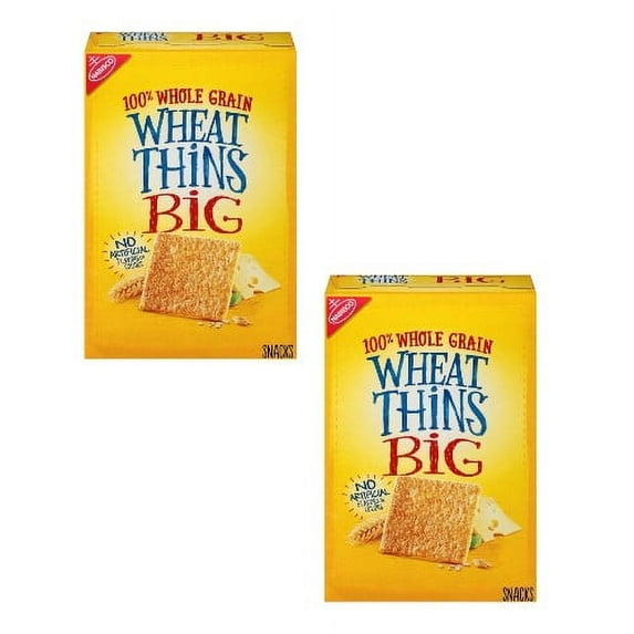 ( 2 Pack ) Wheat Thins Snacks, 100% Whole Grain, 8 Oz - Walmart.com