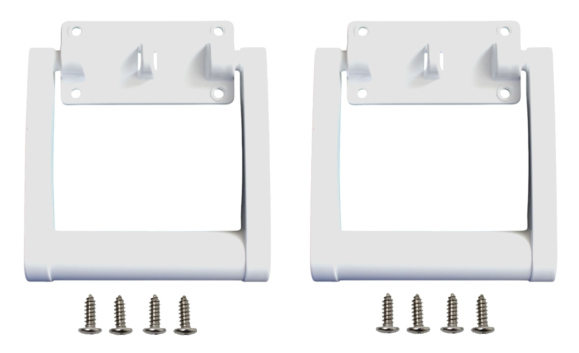 2 Pack White Aftermarket Plastic Igloo Cooler Replacement Handles ...