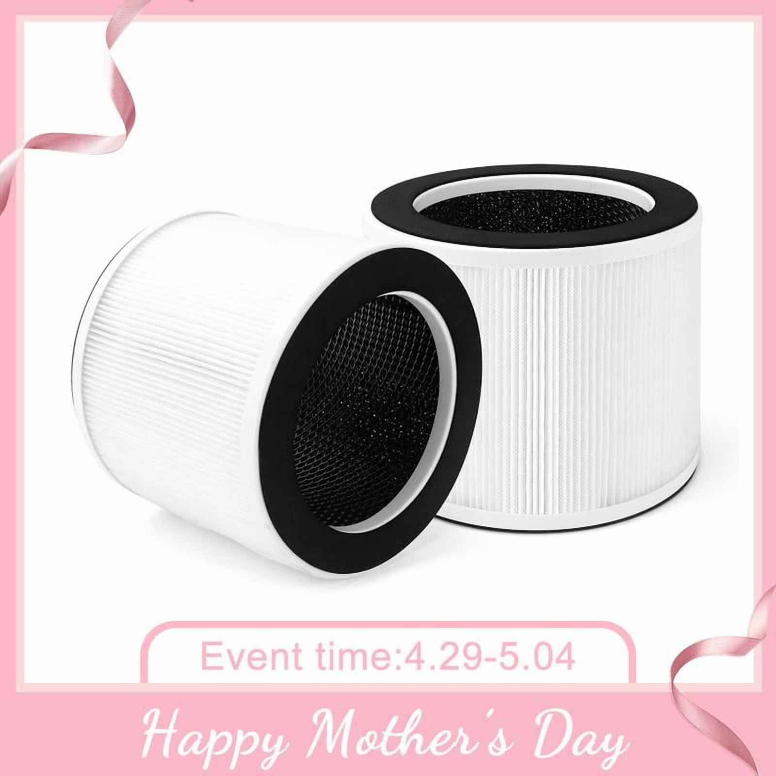 2 Pack White Air Purifiers with HEPA Filter - Indoor Home, Bedroom ...