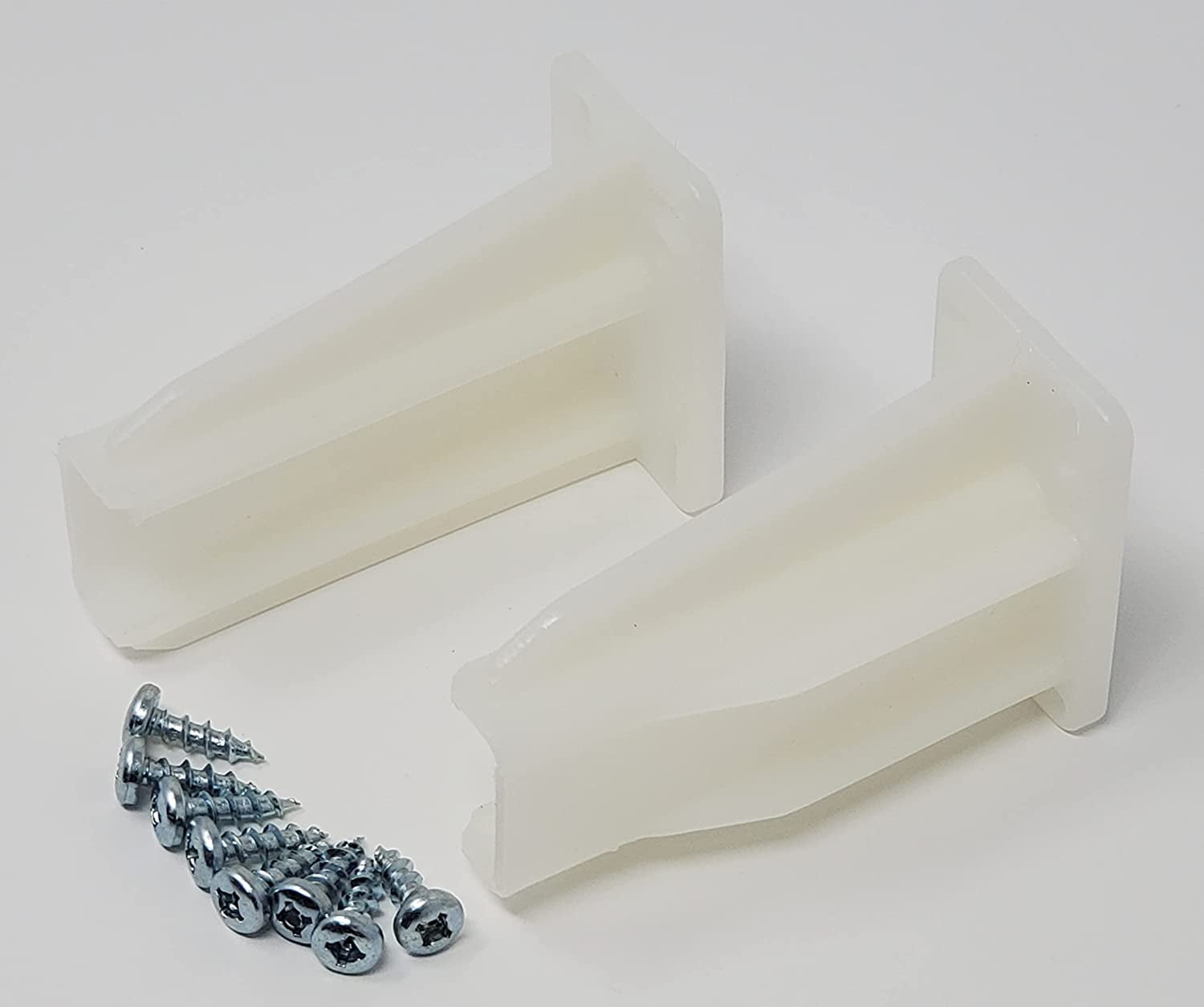 2-Pack White Drawer Slide Rear Socket Blum Euro Cabinet Drawer Slides ...