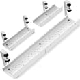 2 Pack White Extendable 31' Under Desk Cable Organizer Tray - Walmart.com