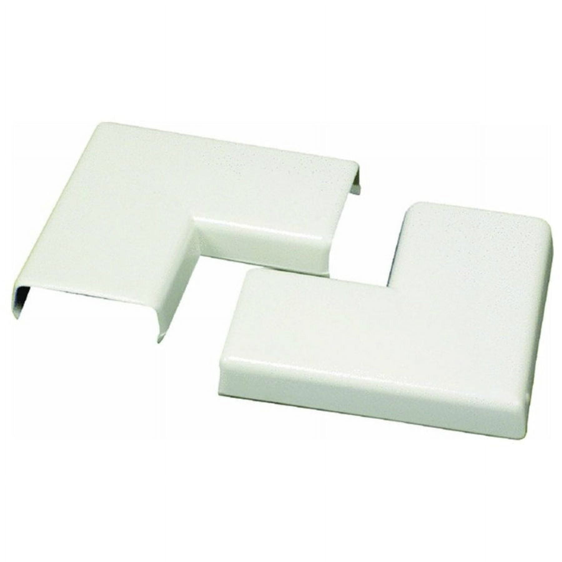2 Pack White Plastic Flat Elbow Wiremold Carded - Walmart.com