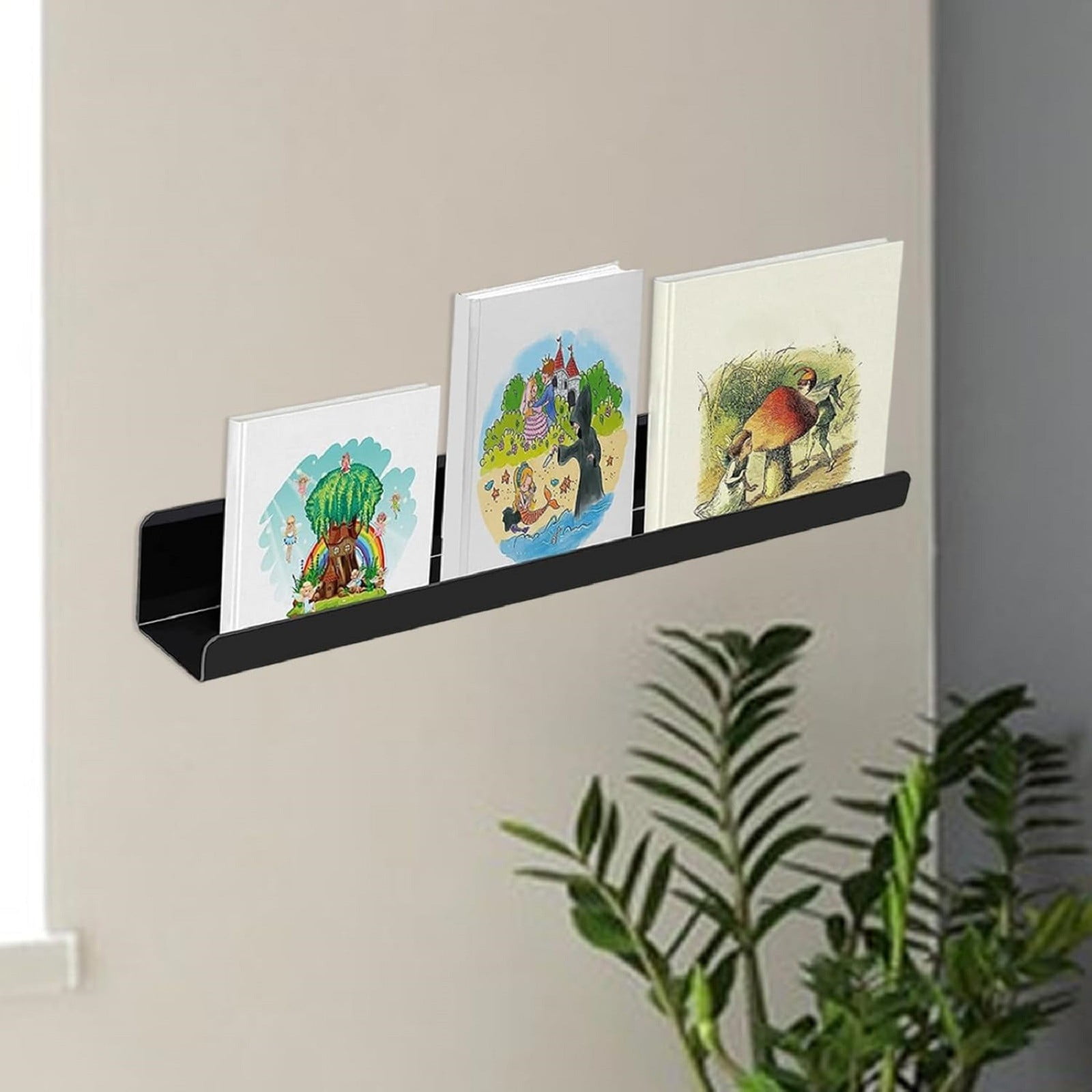 2-Pack Whiteboard Bookshelves – Super Strong Magnetic Book Holder with ...