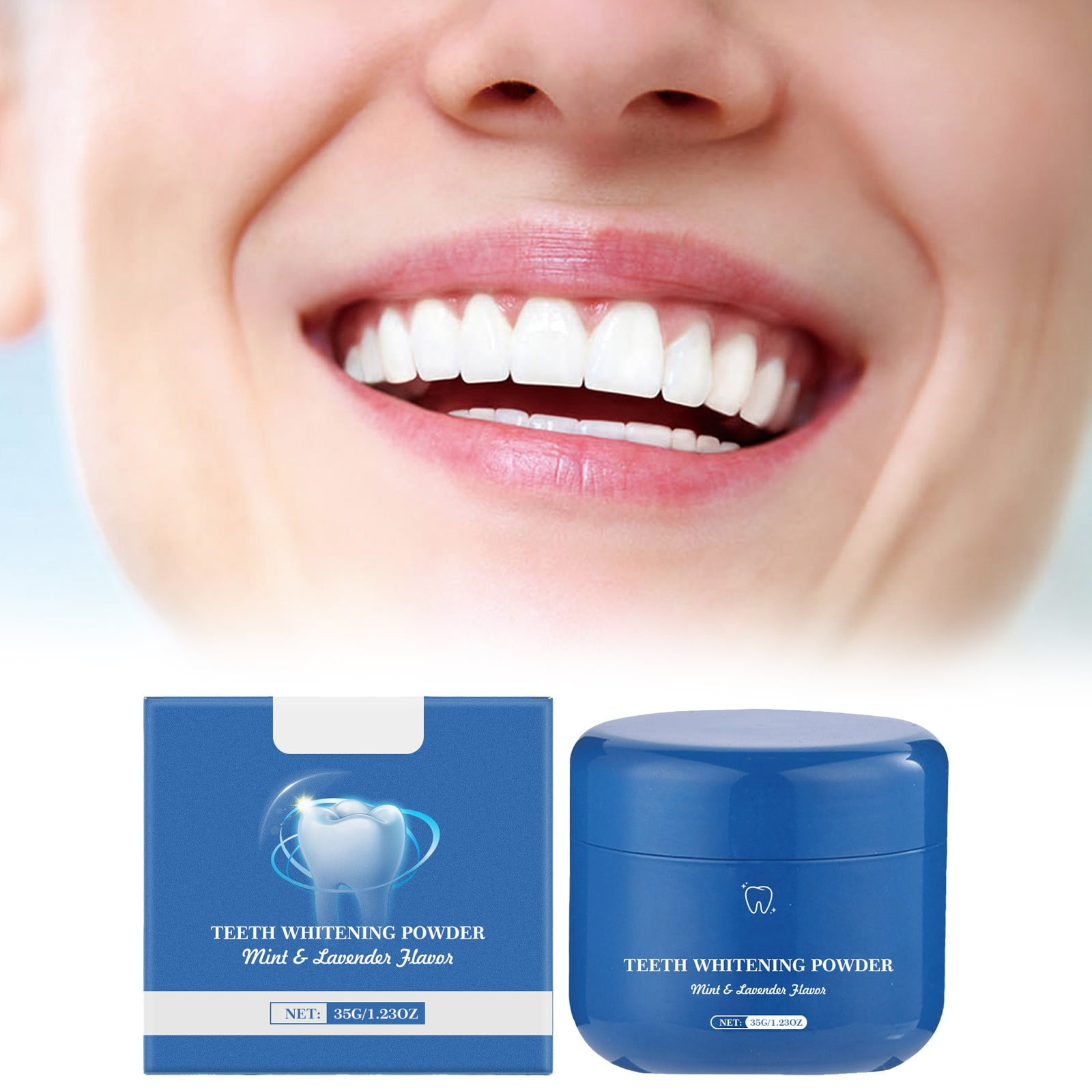 2 Pack Whitening Powder,Natural Snow Teeth Whitener,Magic Booster ...