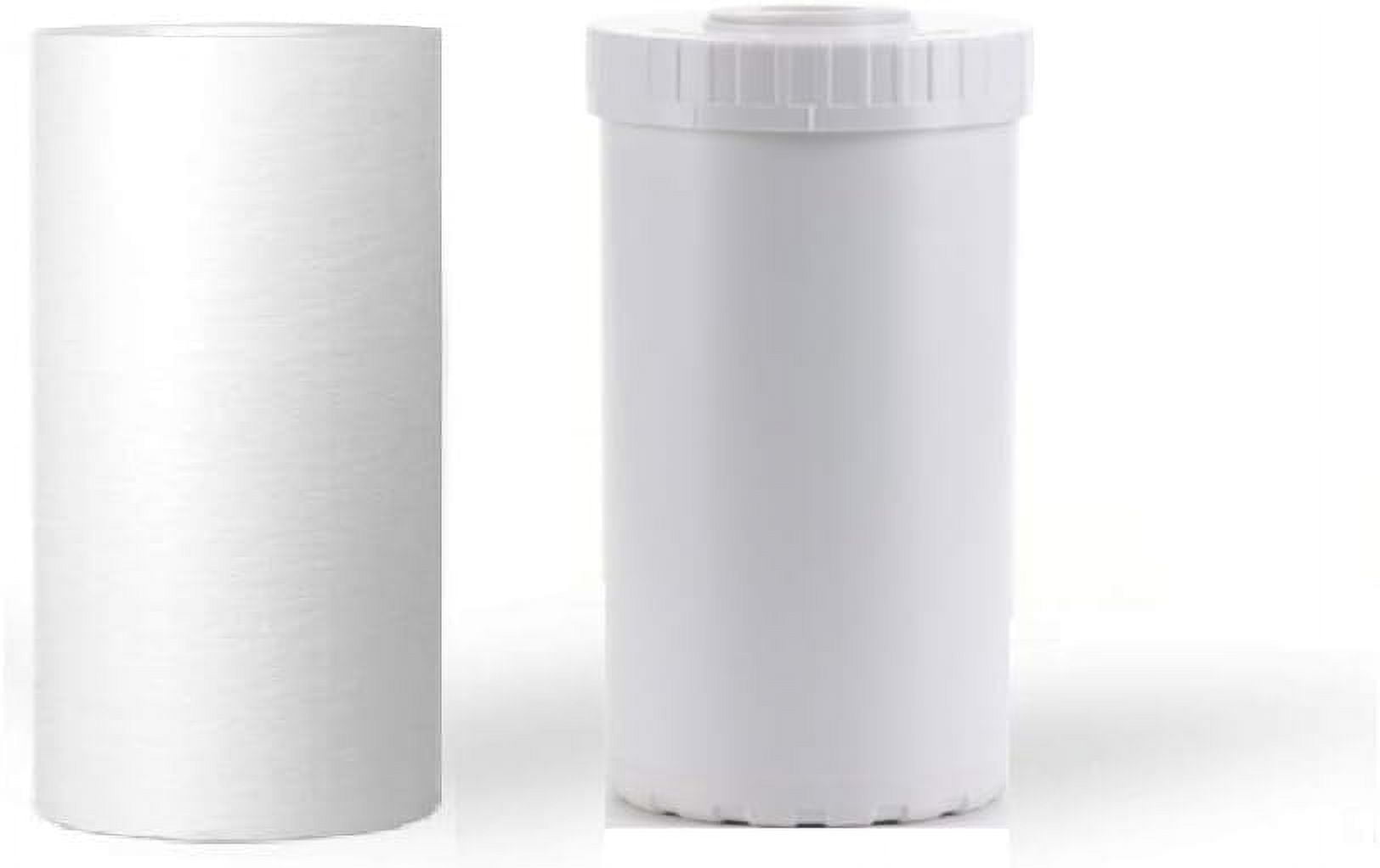 2 Pack: Whole House Filter Cartridges 4.5" x 10" | (1) Sediment & (1) GAC/KDF 85 Well Water ...