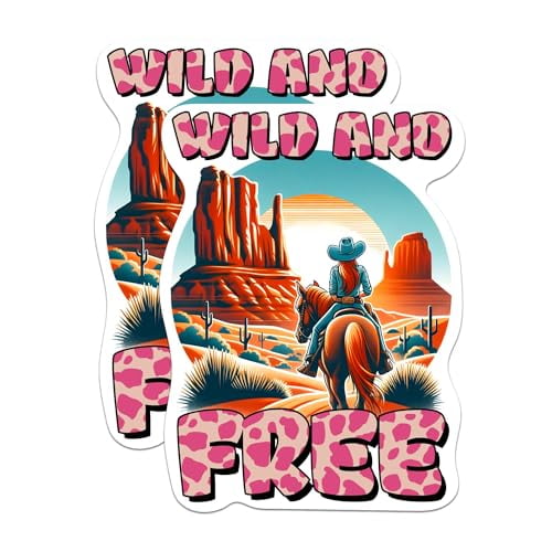 (2 Pack) Wild and Free Cowgirl Magnets - Cowgirl Western Mama Magnet ...