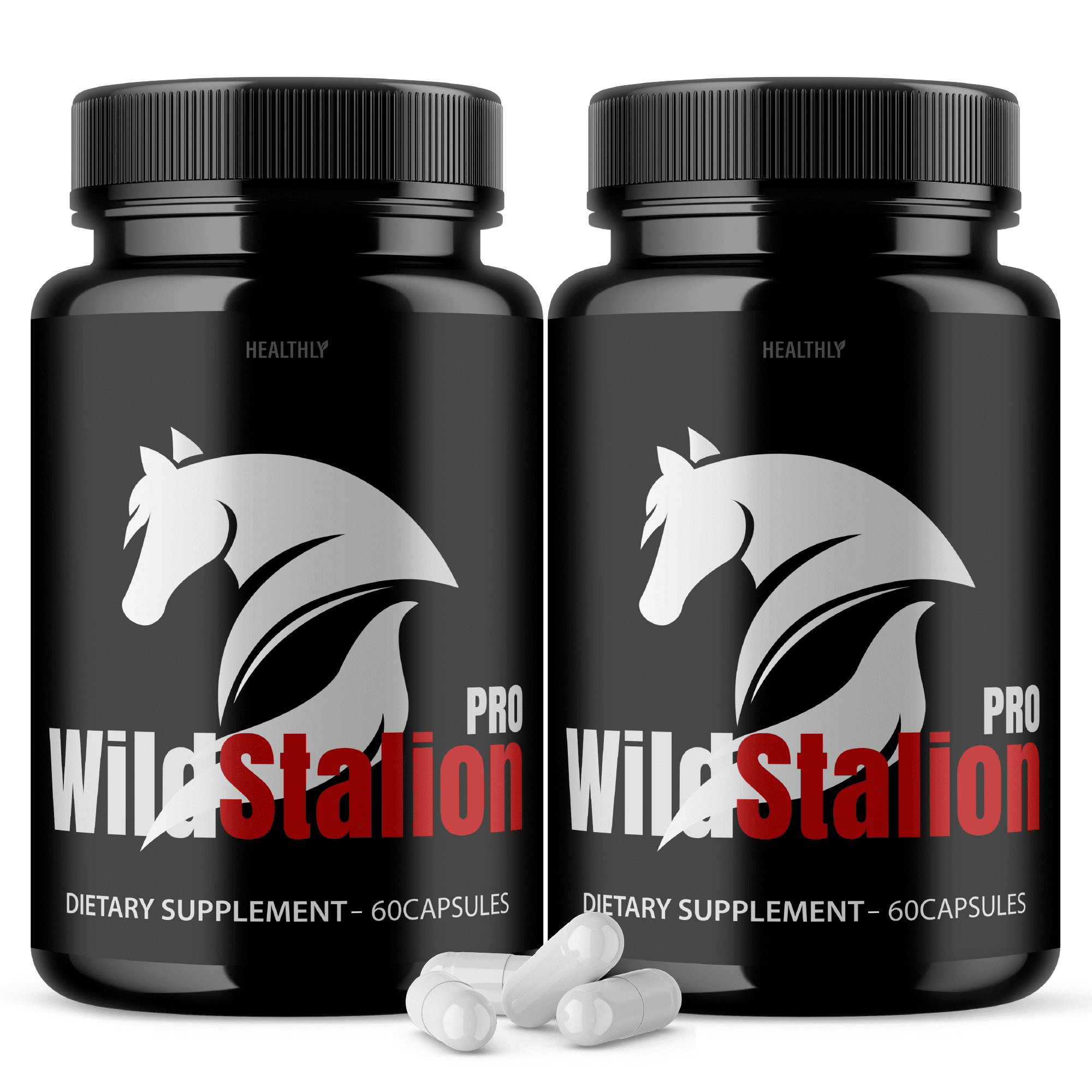 (2 Pack) Wild Stallion Pro Advanced Male Support Supplement Capsules (120 Capsules) - Walmart.com