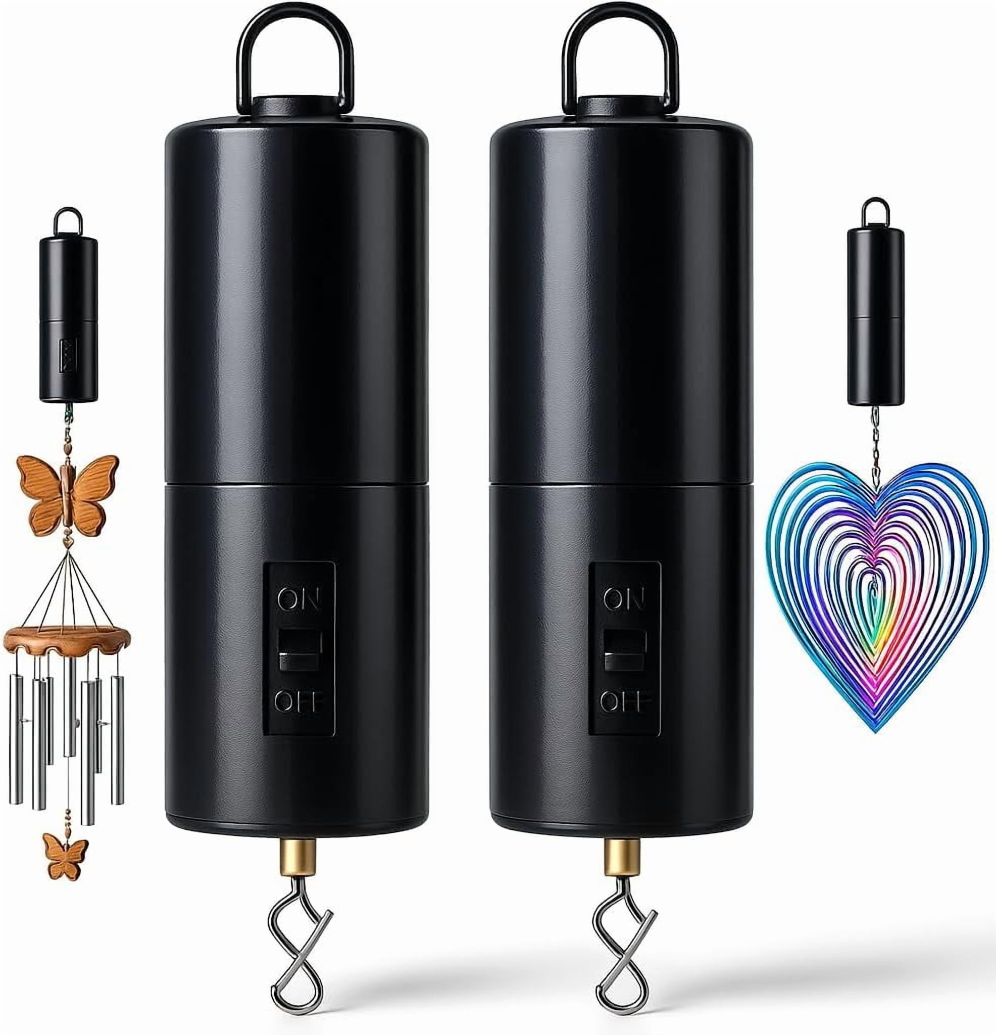2 Pack Wind Spinner Motor Hanging Display Motor Battery Operated 24 RPM ...