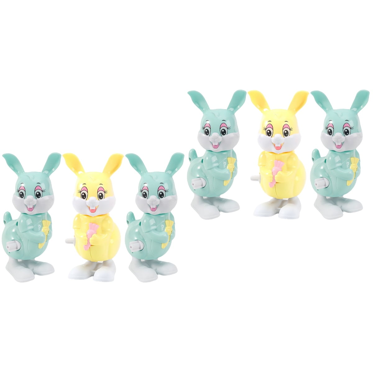 2 Pack Wind-up Rabbit Toys Plastic Clockwork Fish Windup Toddler ...