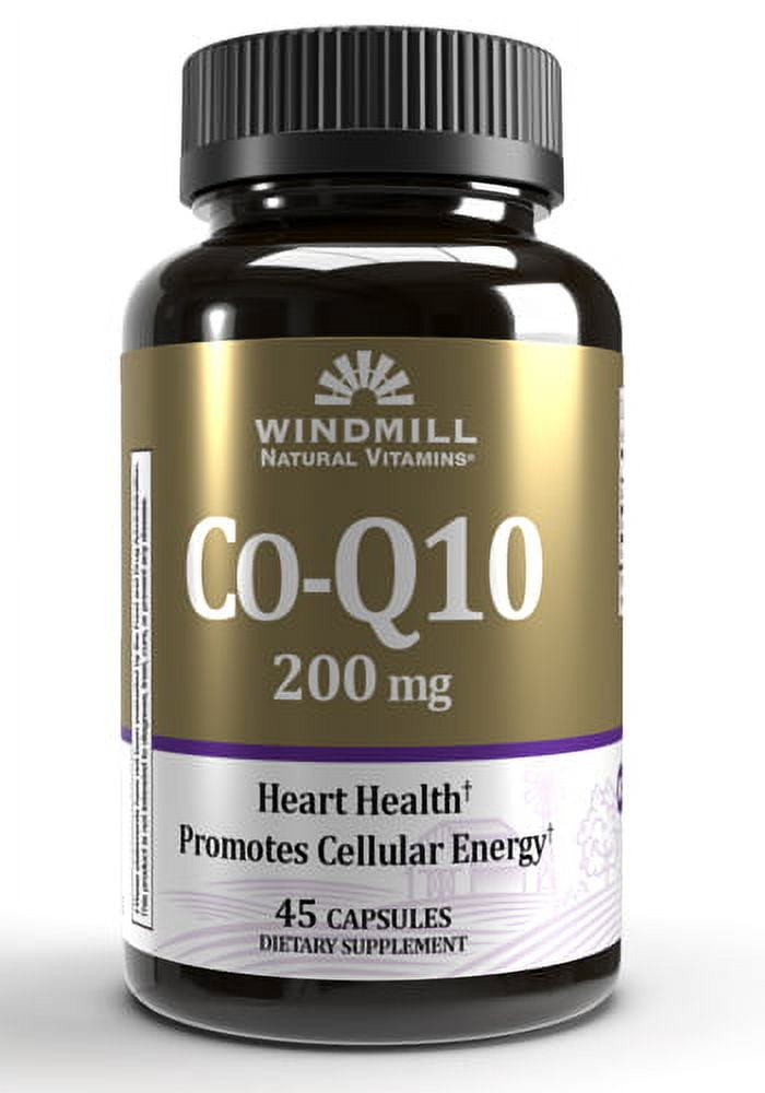2 Pack - Windmill CoQ10 200 mg Capsules 45 Capsules - Walmart.com