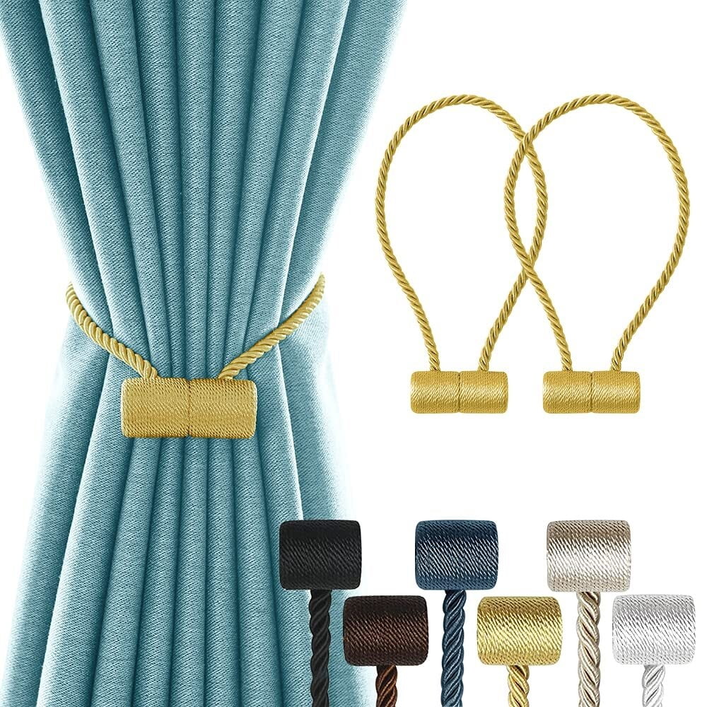 2 Pack Window Magnetic Curtain Tiebacks Holdbacks VS Upgraded 16 Inch ...