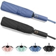 2-Pack Windproof, , UV-Blocking Portable Travel Umbrella, Compact Sun ...