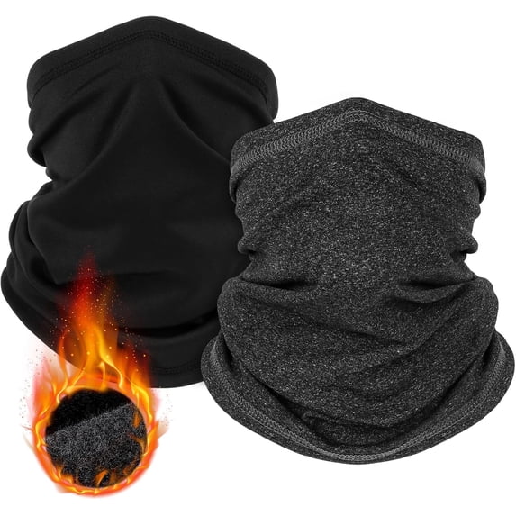 2 Pack Winter Neck Gaiter Warmer for Men&Women,Windproof Face Cover ...