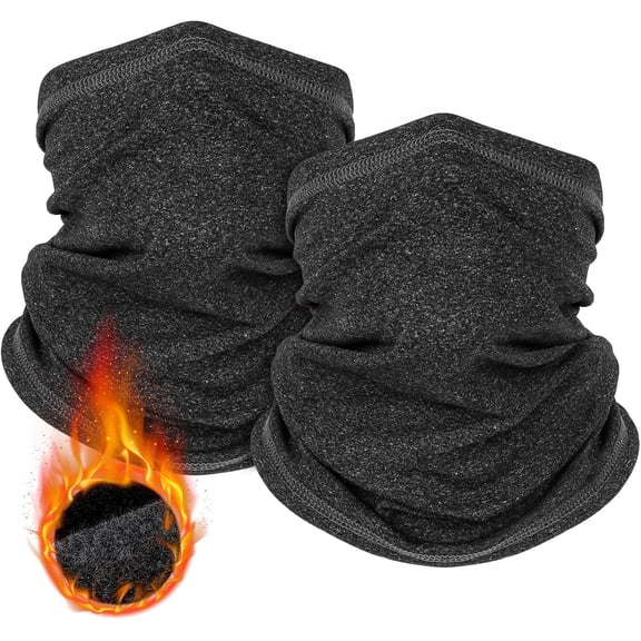 2 Pack Winter Neck Gaiter Warmer for Men&Women,Windproof Face Cover ...
