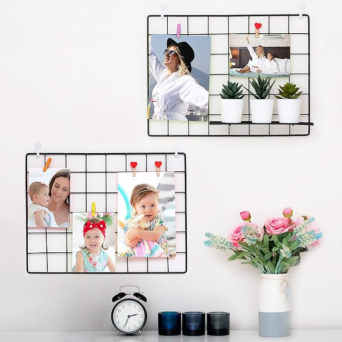 2 Pack Wire Wall Grid Panel | Photos & Pictures Display Grid Wall ...